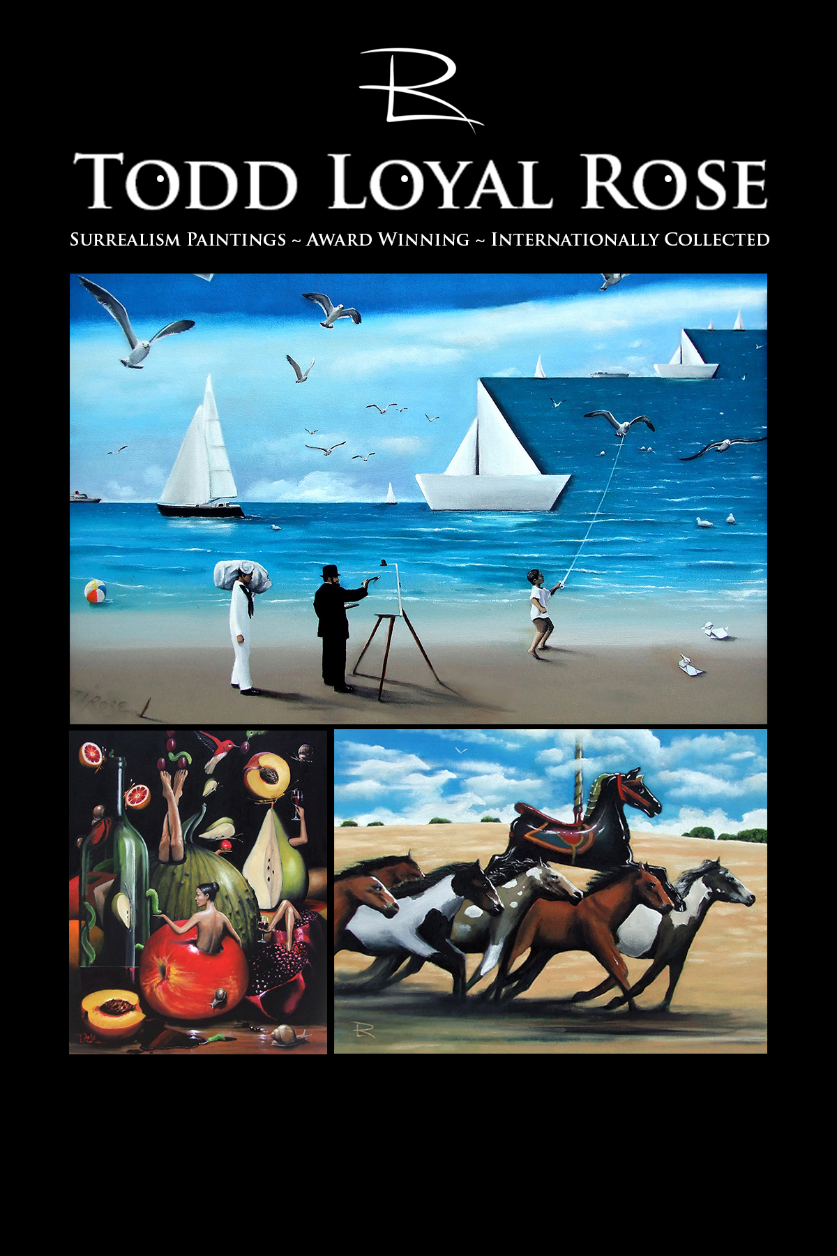 Todd Loyal Rose Artist - Surrealism Paintings